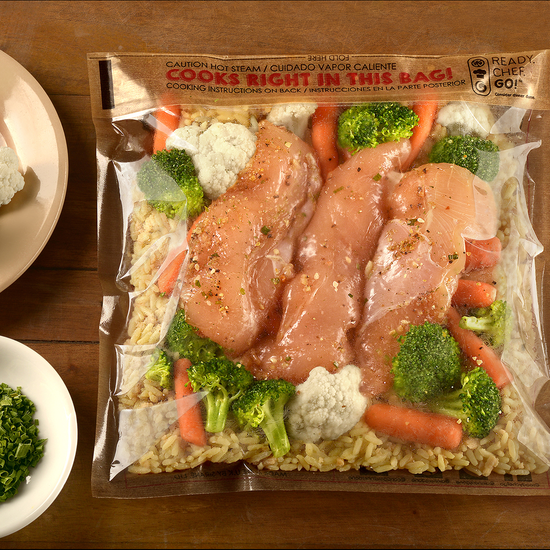 10.8" x 7.9" Ready. Chef. Go!® Self-Seal Cooking Bags for Microwave or ...